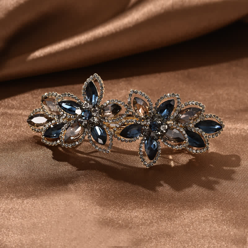 Women's Retro Crystal Flower Spring Hair Clip – FloralTrip