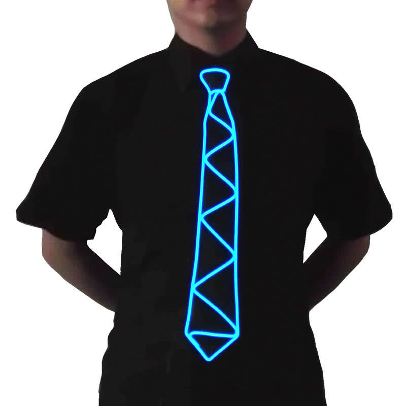Cool Neon LED Strip Glowing Necktie – FloralTrip