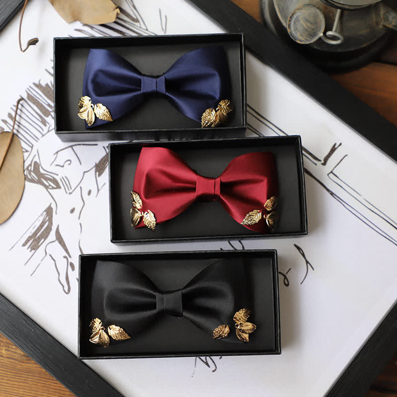 Men's Leaves Garden Wedding Bow Tie – FloralTrip